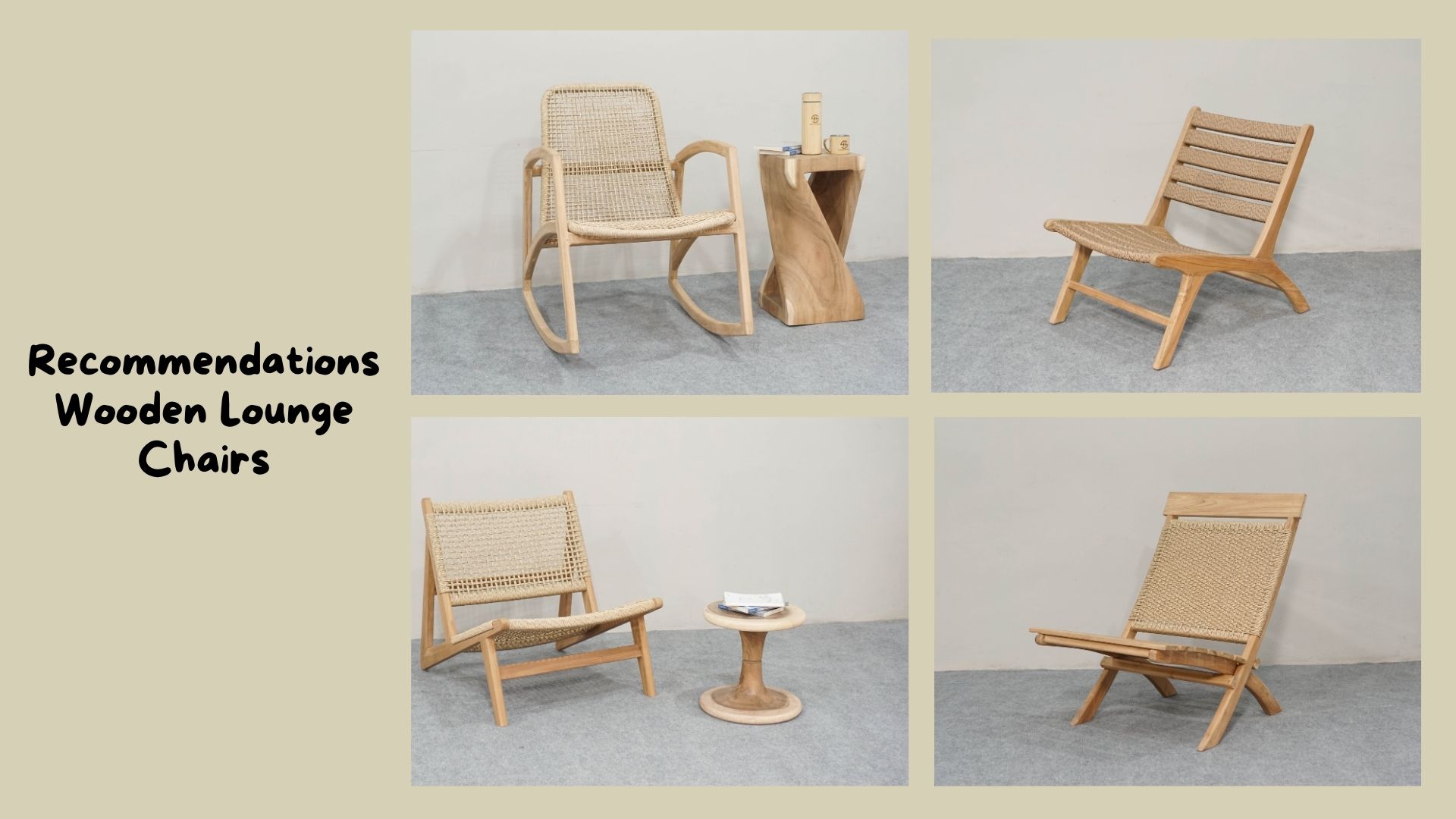 4 Recommendation Wooden Lounge Chairs from Reka Furniture - Solid Teak ...